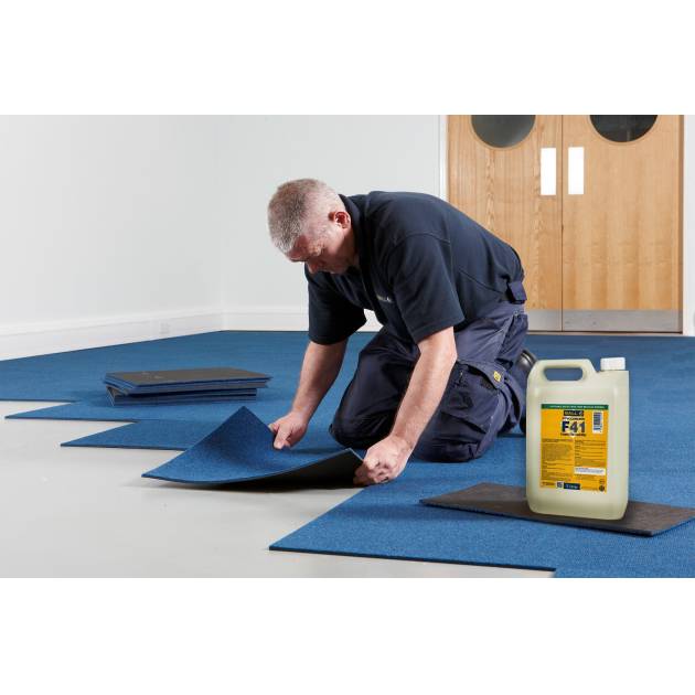 F Ball & Co F41 Professional Carpet Tile Tackifier Adhesive (5ltr ...