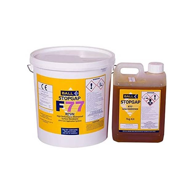 Stop Gap F77 DPM for damp floors - handy 7kg kit cover 15m2 - From Just ...