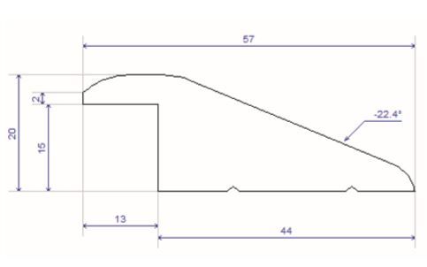 Solid Oak 15mm Ramp Section (1.10m Long) - Just £20.95 each