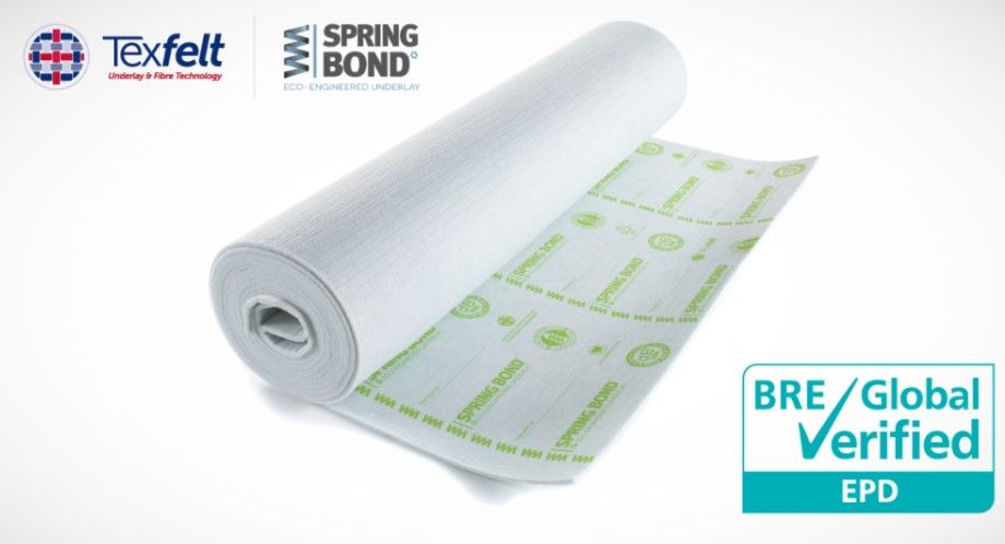 Spring Bond 9mm Eco Underlay - 100% Recycled Underlay