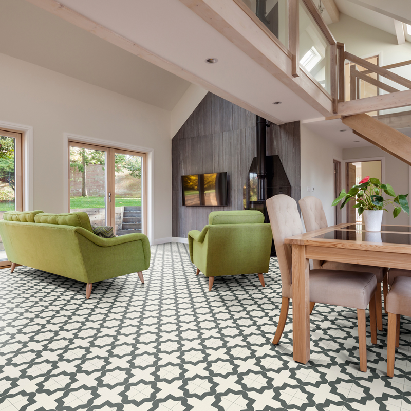 Lifestyle Harlem Home Victorian Tile Vinyl | SPECIAL OFFER